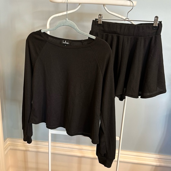 Lulus | Other | Black Lulus Short Set | Poshmark